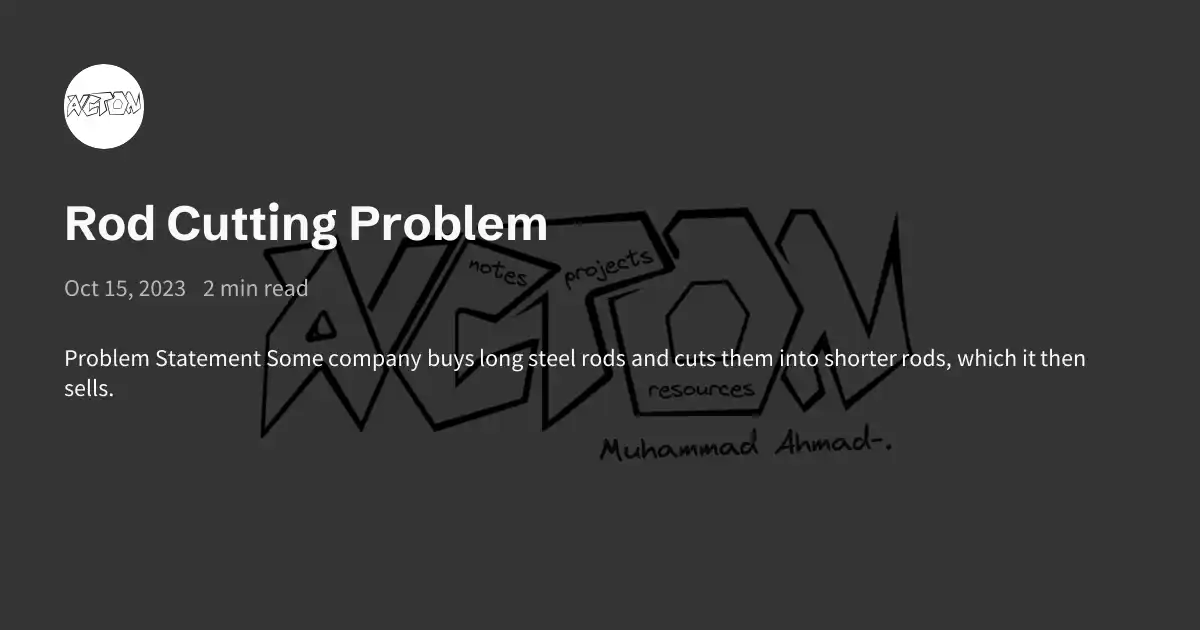Rod Cutting Problem